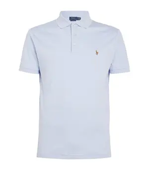 Polo Ralph Lauren Polo Ralph Lauren Pima Cotton Short Sleeve Polo Shirt Blue