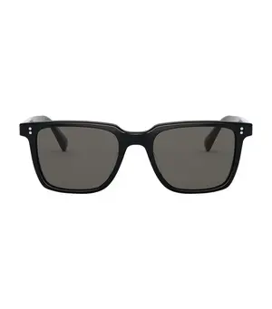 Oliver Spencer Lachman Square Sunglasses - Black