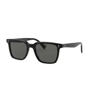 Oliver Spencer Lachman Square Sunglasses - Black