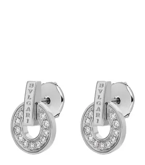 BVLGARI Diamond Gold Earrings