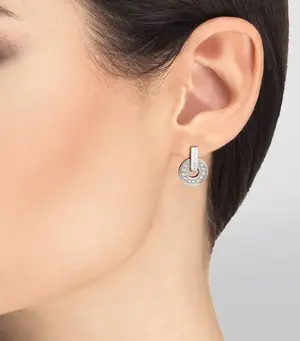 BVLGARI Diamond Gold Earrings