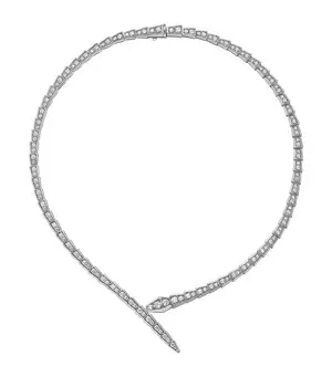 BVLGARI Serpenti Viper Necklace - White