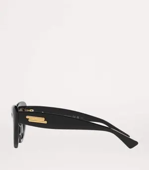 Bottega Veneta Cat Eye Sunglasses - Black