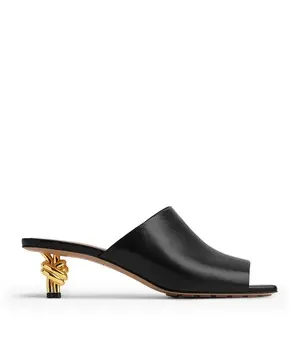 Bottega Veneta Lambskin Knot Mules 45