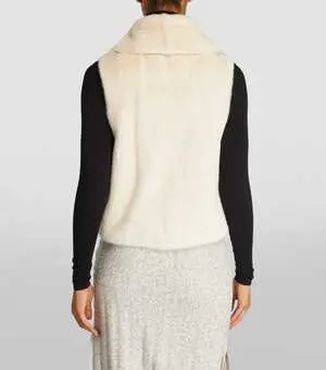 YVES SALOMON Mink Gilet