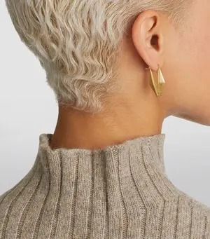 JIMMY CHOO Diamond Chain Earrings