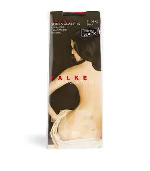 Falke Seidenglatt 15 Knee-high Socks - Black