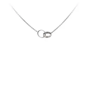 Cartier White Gold Love Necklace - Silver