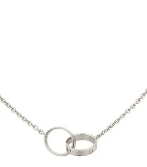 Cartier White Gold Love Necklace