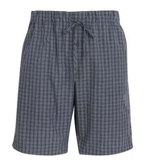 Hanro Cotton Night & Day Shorts - Navy