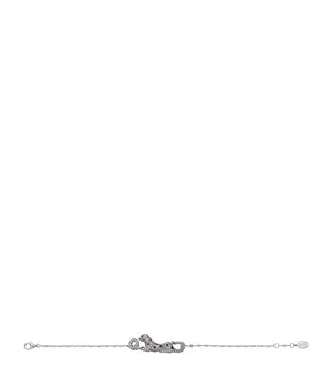 Cartier White Gold, Diamond And Emerald Panthère De Bracelet - Silver