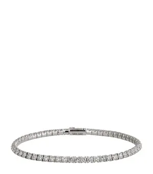 Cartier White Gold And Diamond Essential Lines Bracelet - Silver