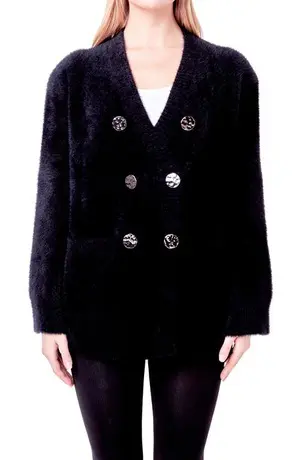 English Factory Double-breasted Cardigan