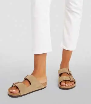 BIRKENSTOCK Arizona Soft Footbed Sandals - Brown