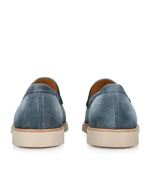Magnanni Leather Loafers - Blue