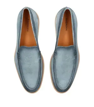Magnanni Leather Loafers - Blue