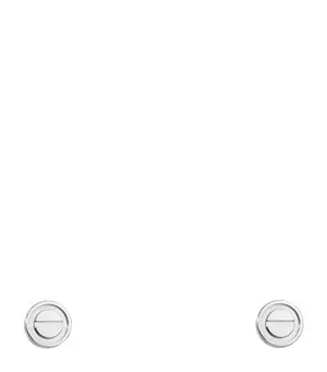 Cartier Love Stud Earrings - White