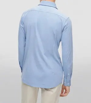BOSS Cotton-blend Shirt - Blue