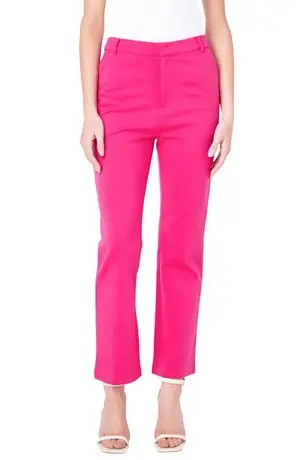 English Factory High Waist Straight Leg Pants