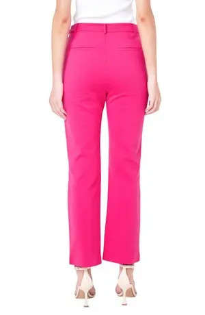 English Factory High Waist Straight Leg Pants