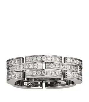 Cartier Maillon Panthère Ring - White