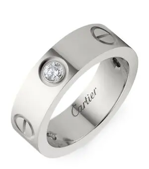 Cartier 18k Gold Diamond Love Ring