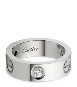 Cartier 18k Gold Diamond Love Ring