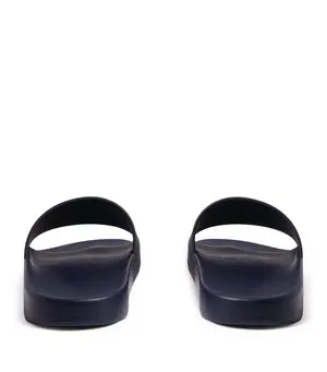 Polo Ralph Lauren Embossed Pony Slides - Navy