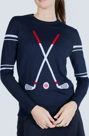 L'ETOILE SPORT Club Sweater 1 - Navy