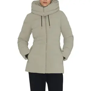 Soia & Kyo June Water Repellent 700 Fill Power Down Quilted Jacket With Bib Inset