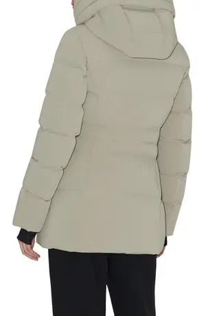 Soia & Kyo June Water Repellent 700 Fill Power Down Quilted Jacket With Bib Inset