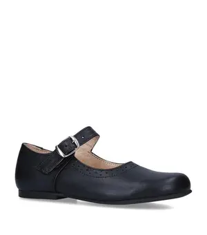 PAPOUELLI Leather Millie Flats