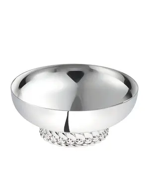 Christofle Plated Babylone Bowl - Silver