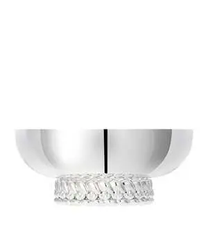 Christofle Plated Babylone Bowl - Silver
