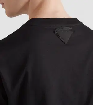 Prada Cotton Triangle T-shirt