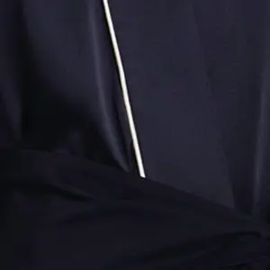 Olivia Von Halle Silk Mimi Robe - Navy