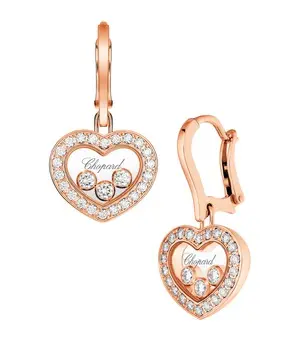 Chopard Happy Diamonds Heart Shaped Earrings
