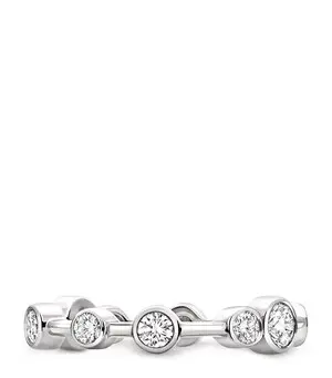 BOODLES Platinum And Diamond Full-hoop Ring