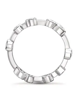 BOODLES Platinum And Diamond Full-hoop Ring