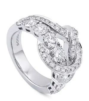 BOODLES The Knot Medium Ring - Gold