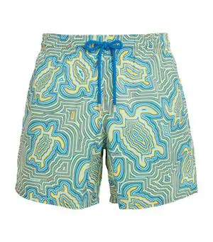 Vilebrequin Vilebrequin Turtle Print Mahina Swim Shorts Multi