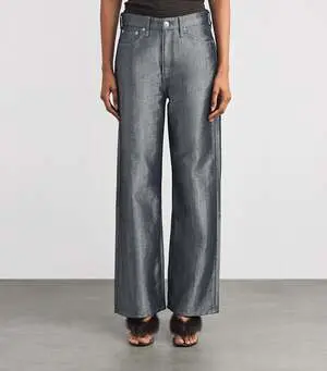 Rag & Bone Logan Mid-rise Wide-leg Jeans