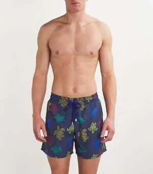 Vilebrequin Printed Swim Shorts - Navy