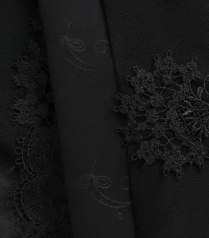 Simone Perele Embroidered Wish Shorty Briefs - Black