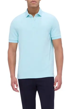 Bugatchi Textured Polo Ice