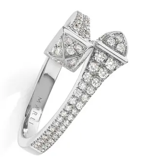 MARLI NEW YORK Gold And Diamond Cleo Ring - White