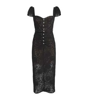 SELF-PORTRAIT Lace Midi Dress