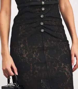 SELF-PORTRAIT Lace Midi Dress