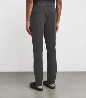 Paige Drawstring Fraser Chinos - Black