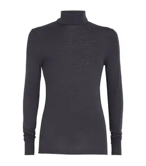 Hanro Wool-silk Thermal Roll Neck Sweater